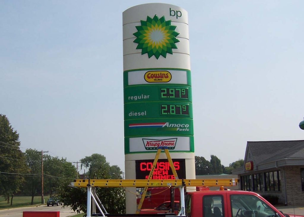 Gas Station Canopies – Marshall Sign